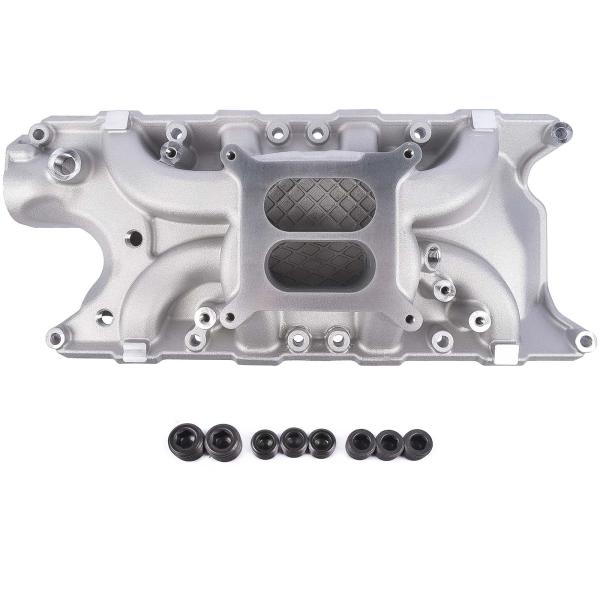 商品名: AP03 アルミニウム デュアルプレーン エアギャップ インテークマニホールド 交換用 Fo-rd Small Block Windsor Weonefit用 Weonefit 84026 Aluminum Dual Plane ...