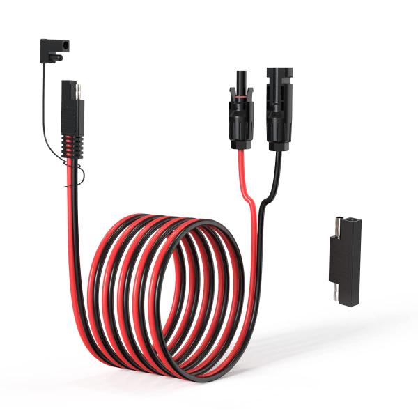 商品名: ELFCULB 10AWG 10フィート ソーラーコネクター SAEアダプター ソーラーパネル延長ケーブル SAE極性リバースアダプター ソーラーパネルバッテリー充電器キット ELFCULB 10AWG 10FT Solar Co...