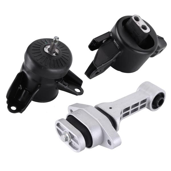 商品名: Slakerbe エンジンモーターマウント 3個 A71004 A71029 A71020 モーター&amp;トランスマウント エンジン トランスミッション モーターマウントキット Hyundai for Accent for K...