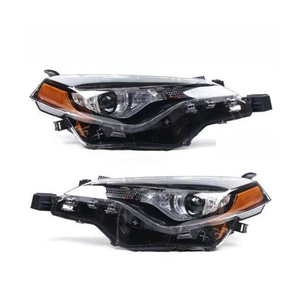 商品名:  RustyVioum 1 Pair LED Projector Headlight Headlamp Fit for Toyota Corolla CE LE 2017 2018 2019 LED Headlights, Toy...