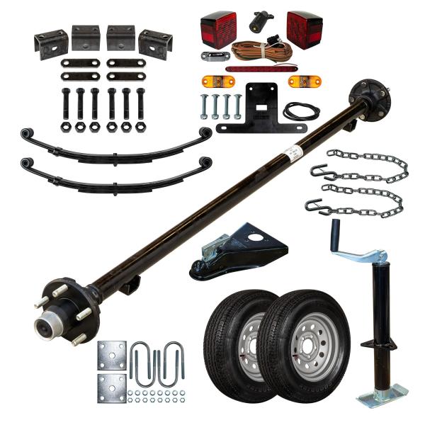 商品名:  The Trailer Parts Outlet - 2000 lb TK Single Axle Trailer Parts Kit - 2K Capacity (Complete Original Series), 71/5...