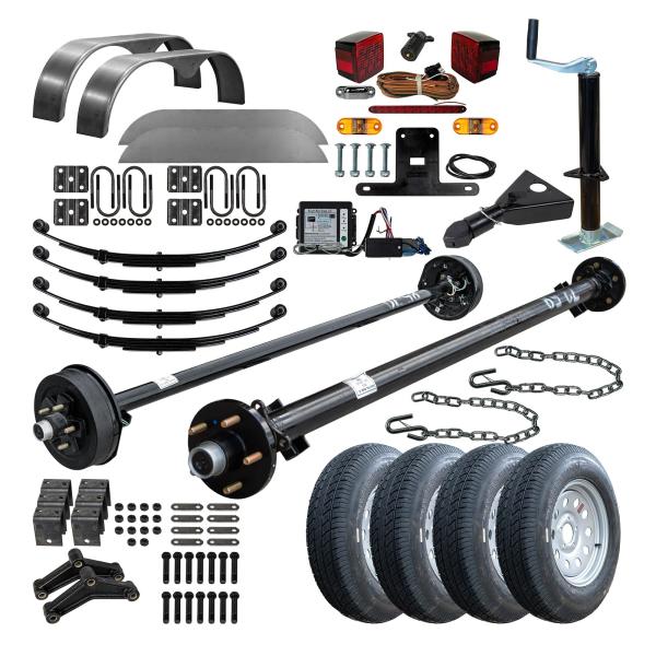 商品名:  The Trailer Parts Outlet - 3500 lb TK Tandem Axle Trailer Parts Kit - 7K Capacity Light Duty (Complete Original Se...