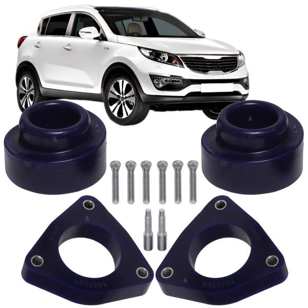 商品名:  AUTOACER - Complete Front &amp; Rear Levelling Lift Kit 12 pcs 40mm /1.6": Front Strut &amp; Rear Coil Spring Spac...