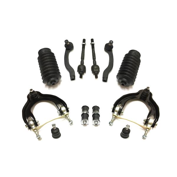 商品名:  PartsW - 12 Pc Steering &amp; Suspension Kit Upper Control Arms, Lower Ball Joints, Sway Bar Links, Tie Rod Ends w...