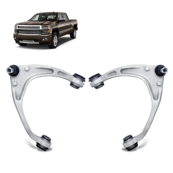 商品名: HAWK BROTHER MS501233 MS501234 フロントアッパーアルミニウムコントロールアームボールジョイントアセンブリ交換用 2014-2017 Chevy Silverado1500 Sierra1500 GMC...