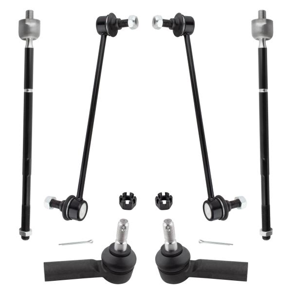商品名: BOXI フロントインナーアウタータイロッドスウェイバー BXM600330024-6用 BOXI (Set of 6) FWD Front Inner Outer Tie Rods Sway Bars Fit for Ponti...