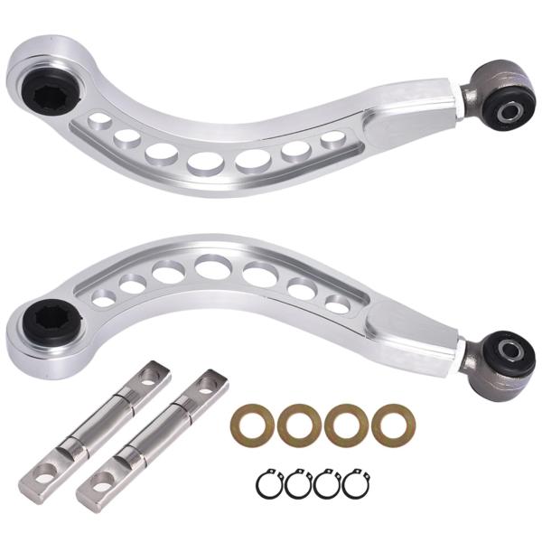 商品名:  LABLT APO117240 Rear Upper Suspension Camber Control Arm Kit Replacement for 2006-2011 Honda Civic Acura CSX ILXブラ...
