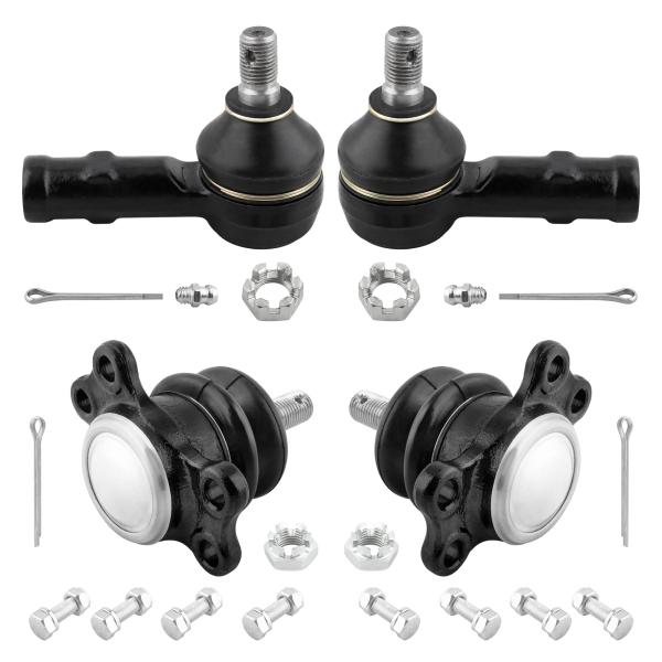 商品名:  BOXI (Set of 4) Front Outer Tie Rod Ends Upper Ball Joints Fit for Isuzu Pickup 1981 1982 1983 1984 1985 1986 1987...