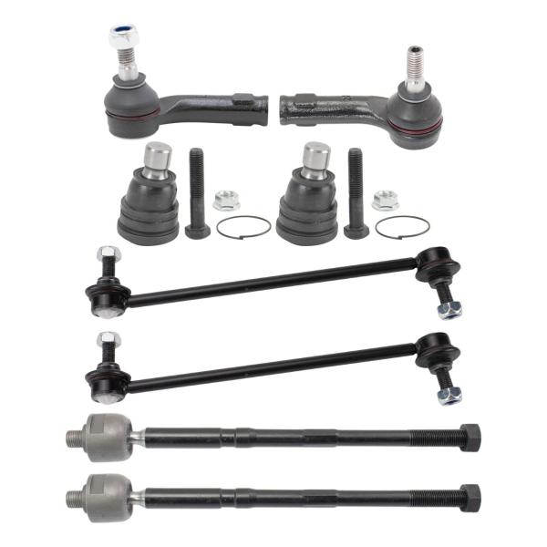 商品名:  Front Steering &amp; Suspension Kit Ball Joint Sway Bar Stabilizer Link Tie Rod Compatible with 2011-2018 Ford Fie...