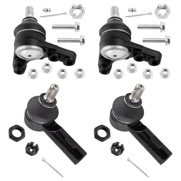 商品名:  BOXI (Set of 4) Front Upper Ball Joints and Outer Tie Rods fit for Toyota Tacoma 1995 1996 1997 1998 1999 2000 200...