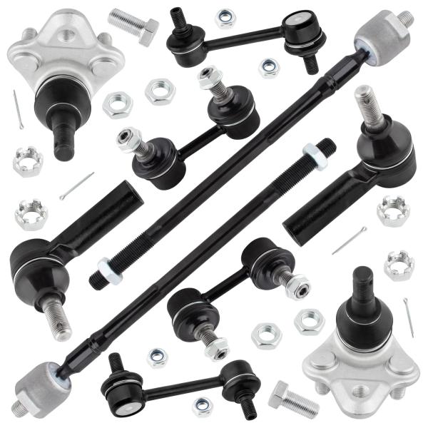 商品名:  MYSMOT K90309 K90124 K9545 EV303 ES2382 Front &amp; Rear Stabilizer Sway Bar Links Inner &amp; Outer Tie Rod Ends ...