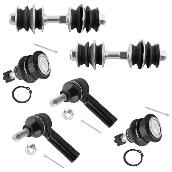 商品名:  WEDOAUTO 6Pcs Suspension Kit Front Outer Tie Rod Ends + Lower Ball Joints + Stabilizer Sway Bar Fit For Scion xA x...