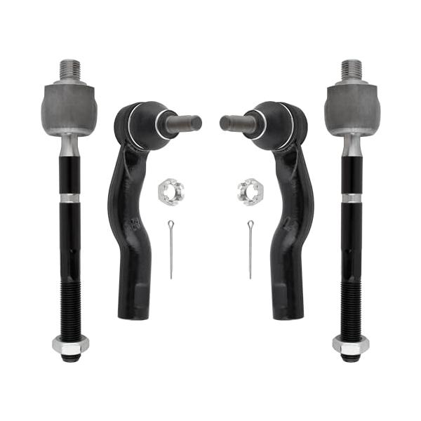 商品名:  BOXI (Set of 4) Front Inner &amp; Outer Tie Rod Ends Fit for Ford Fusion 2010 2011 2012 (2.5L/3.0L) for Lincoln MK...