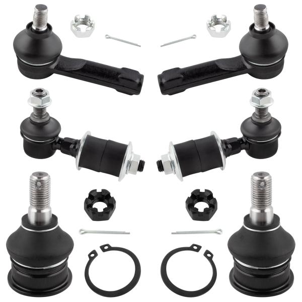 商品名: BOXI フロント下部ボールジョイント アウタータイロッド スウェイバー BXM600240028-6用 BOXI 6pcs Front Lower Ball Joints + Outer Tie Rods + Sway Bars...