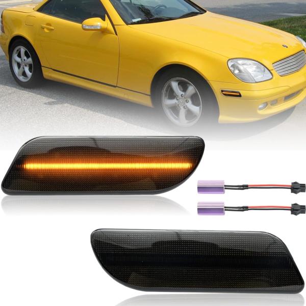 商品名:  NJSBYL LED Side Marker Lights for 1997-2004 Benz CLK200 SLK200 CLK230 SLK230 Kompressor CLK320 SLK320 CLK430 SLK32...