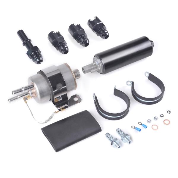 商品名: CNRAQR GSL392 255LPH インライン燃料ポンプ &amp; 58PSI EFI 燃料フィルター レギュレータキット 6AN継手#400-939 CNRAQR GSL392 255LPH Inline Fuel Pu...