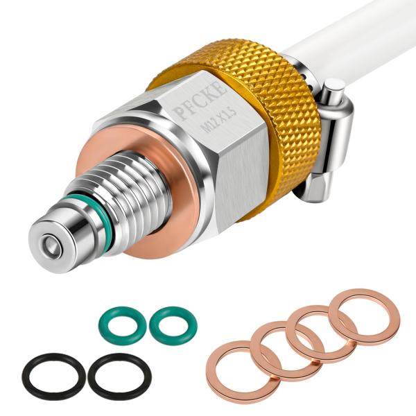 商品名: PFCKE M12 x 1.5 磁気ステンレススチール オイルドレインバルブ オイルパン ドレインプラグ クイックバルブ オイルドレインプラグ クリーンアップ不要 安全なオイル交換 ほとんどのBMW、メルセデス、ヤマハ、カワサキ、...