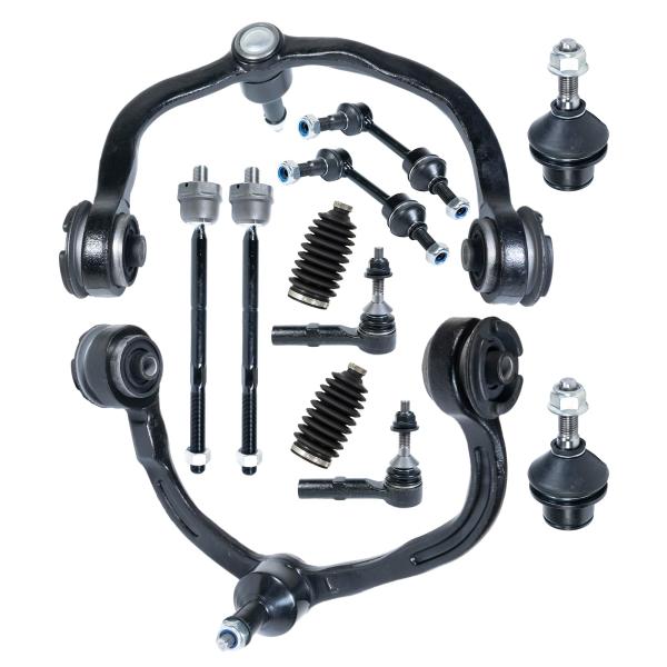 商品名:  Front Upper Control Arm Suspension Kit 12pc compatible with 2004-2006 Ford Expedition Lincoln Navigatorブランド: Hex A...