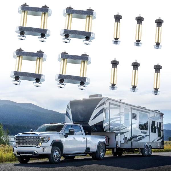 商品名: UO12-016 高耐久シャックルアップグレードキット GOMADEIT 2.25" Trailer Shackle Kit fits for CRE3000, Stock, Equaflex replace Morryde UO...