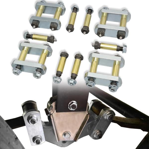 商品名: UO12-016 高耐久シャックルアップグレードキット DIMEANI Heavy Duty Trailer Shackle Kit fit for CRE3000 Stock Equaflex 2.25" Shackles, T...