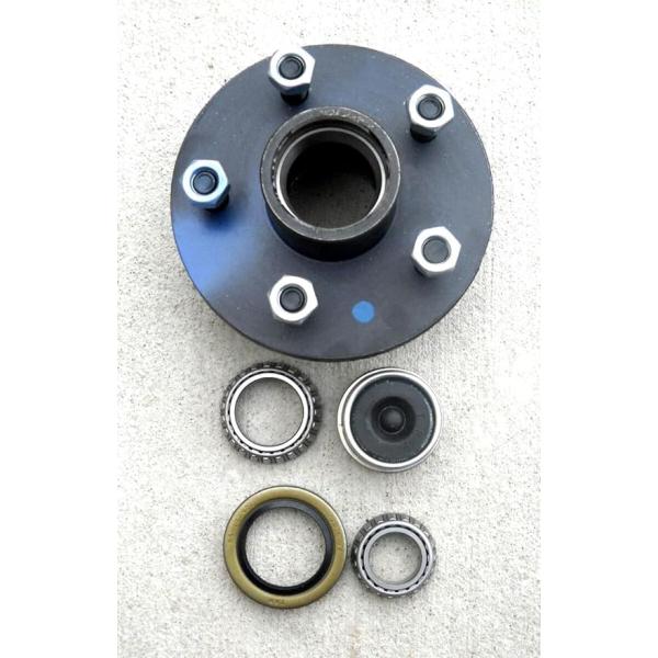 商品名: 1-5x4.75 アイドラーハブ 3500# ベアリングキット付き Dexter ALKO用トレーラー車軸交換用 1-5x4.75 Idler Hub with 3500# Bearing Kit Replace Trailer ...