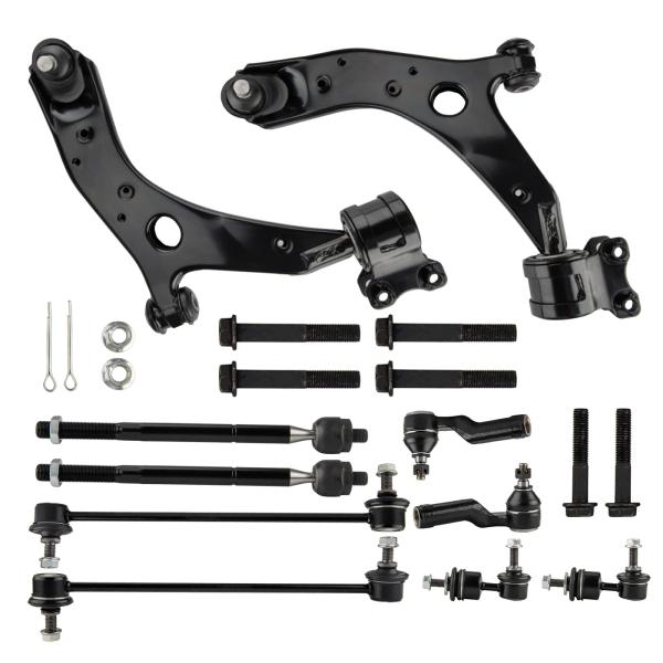 商品名:  Torchbeam 10Pcs Front Lower Control Arms, Suspension Kit with Ball Joint Tie Rod End Sway Bar Link for MAZDA3 2004...