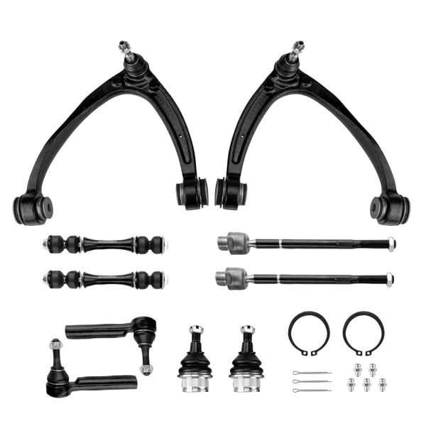 商品名:  Torchbeam 10Pcs Front Control Arms, Suspension Kit with Ball Joint Sway Sway Bar Link Tie Rod End for Avalanche, E...