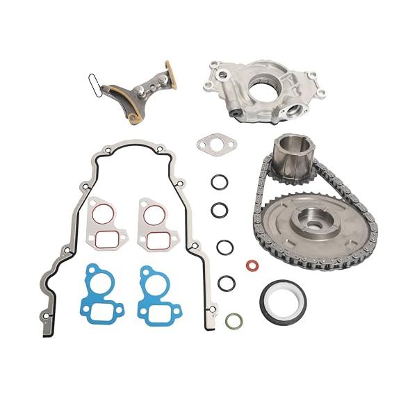 商品名: M295HV オイルポンプ タイミングチェーンキット タイミングカバーガスケット シボレー シルバラード タホ コルベット アバランチ GMC ユーコン シエラ キャデラック ビュイック ハマー サーブ ポンティアック 4.8/5...