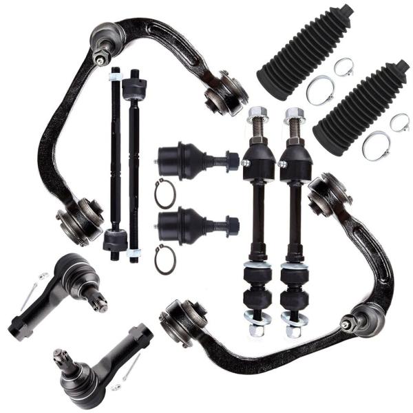 商品名:  SCITOO 12pcs Front Suspension Kit Upper Control Arm with Ball Joint fit 2005-2008 for Ford for F-150 for Lincoln M...