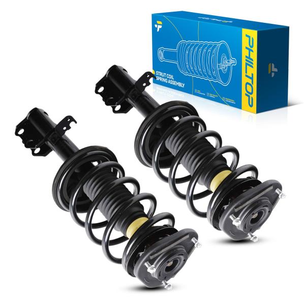 商品名: PHILTOP フロントストラット カローラ2003-2008、マトリックス2003-2008、バイブ2003-2008、ショックアブソーバーコンプリートサスペンション172116/172117、コイルスプリングアセンブリ付きスト...
