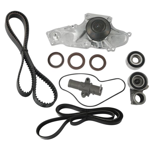 商品名:  TKH002 Timing Belt Kit with Water Pump Compatible with 03-18 Honda Accord Crosstour Pilot Odyssey Ridgeline, Acura...