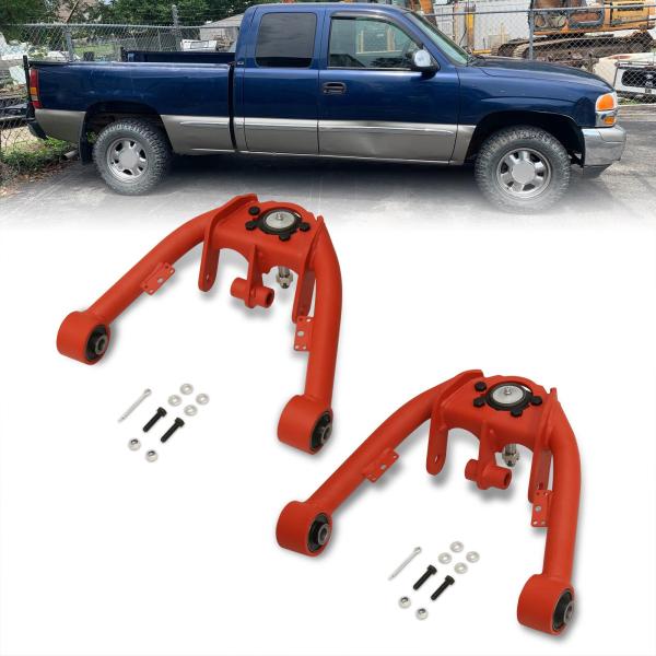 商品名:  AJP Distributors 2-4" Lifted Front Upper Steel Tubular Control Arms Dual Shocks Leveling Lift Kit Red Compatible/R...