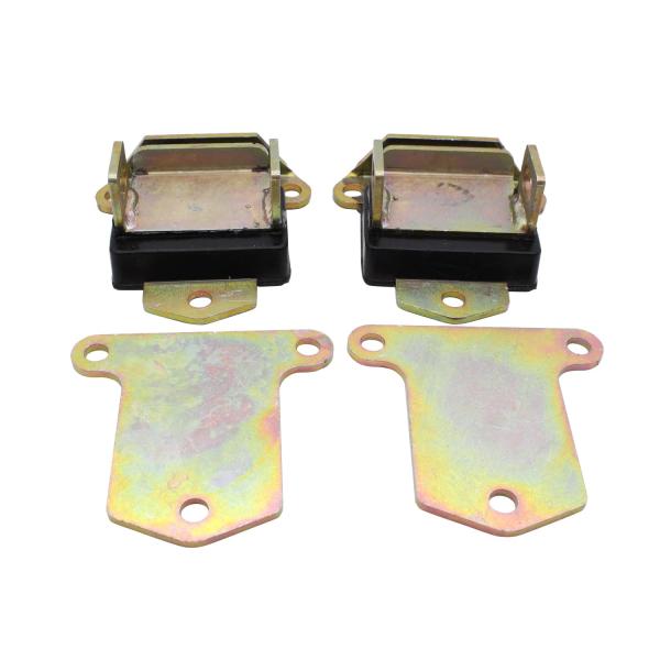 商品名: SBC BBC ブラックポリウレタンエンジンモーターマウント 1ペア 3474 スモールブロック Chevy 383 400 396 427 454に対応 1 Pair SBC BBC Black Polyurethane Eng...