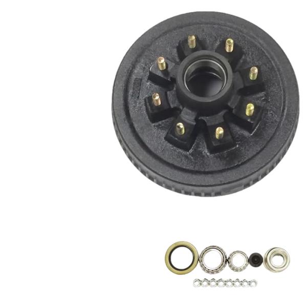 商品名: RITZ INDUSTRIAL 8 on 6.5 トレーラーハブ セルフアライン 19-9/16インチスタッド付き RITZ INDUSTRIAL 8 on 6.5 Trailer Hub Self Align with 19-9...