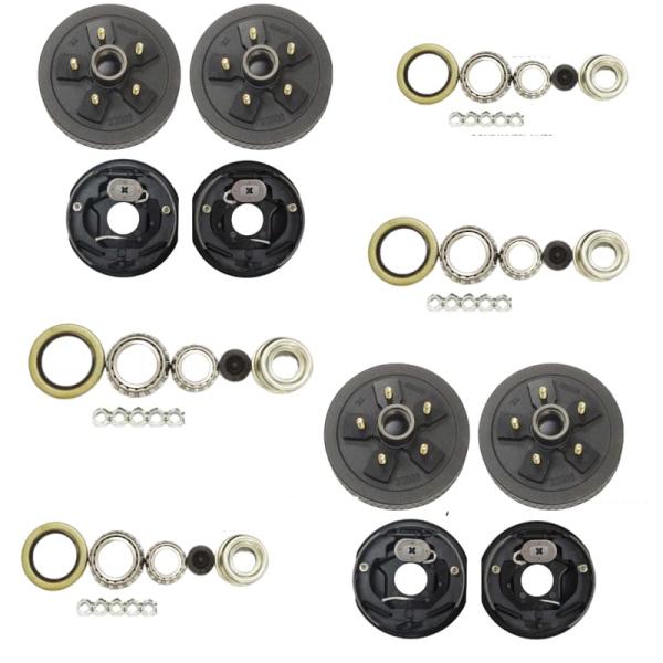 商品名:  RITZ INDUSTRIAL 5 on 4.5 Trailer Hub Drum Kits with 10"X2-1/4" Electric brakes for 3500 lbs axle (4 Hub + 4 Brake ...
