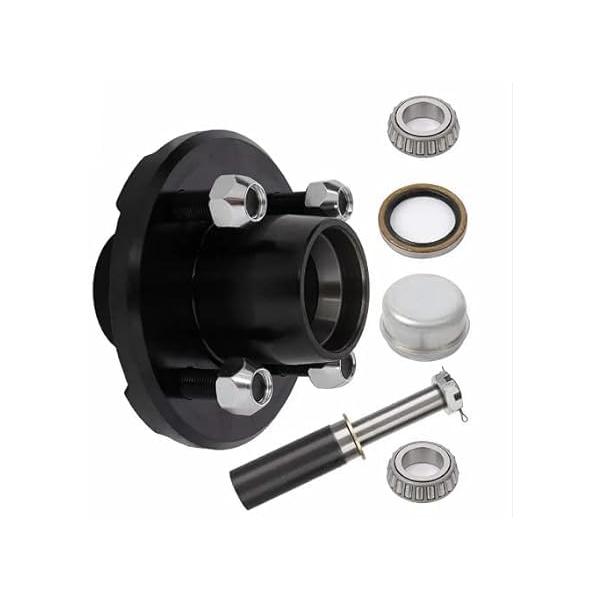 商品名:  RITZ INDUSTRIAL Trailer Axle Kits with 4 on 4" Bolt Idler Hub &amp; 1" Round BT8 Spindle 2kブランド: RITZ INDUSTRIAL商品...