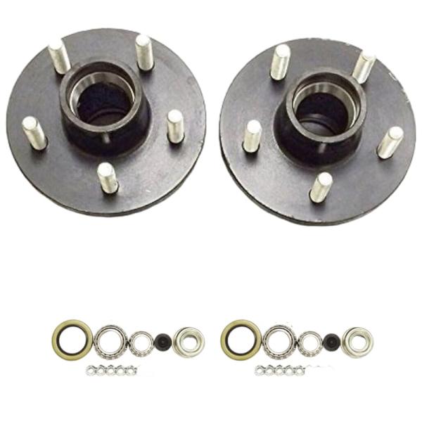 商品名: RITZ INDUSTRIAL 5ラグトレーラーアイドラーハブキット 5オン5 3500ポンド車軸用 5x5 (2パック) RITZ INDUSTRIAL 5 Lug Trailer Idler Hub Kit 5 on 5.5 ...