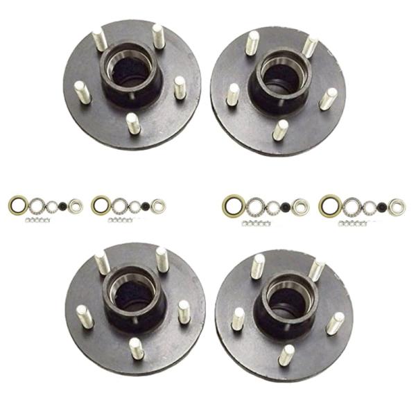 商品名: RITZ INDUSTRIAL 5ラグトレーラーアイドラーハブキット 5オン5 3500ポンド車軸用 5x5 (4パック) RITZ INDUSTRIAL 5 Lug Trailer Idler Hub Kit 5 on 5.5 ...