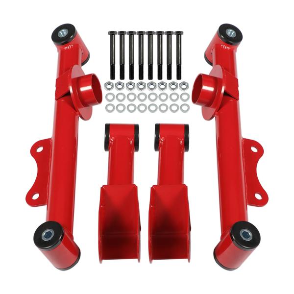 商品名: labwork 4ピース リア上部下部チューブラーコントロールアームキット 交換金具付き Mustang 1979-2004用 labwork 4 Piece Rear Upper Lower Tubular Control Ar...