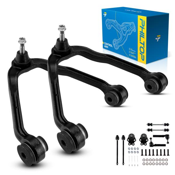 商品名: PHILTOP フロントコントロールアーム シルバラード 1500 1999-2006、シエラ 1500 1999-2006 サスペンションキットに適合 PHILTOP Front Control Arms Fit for Sil...