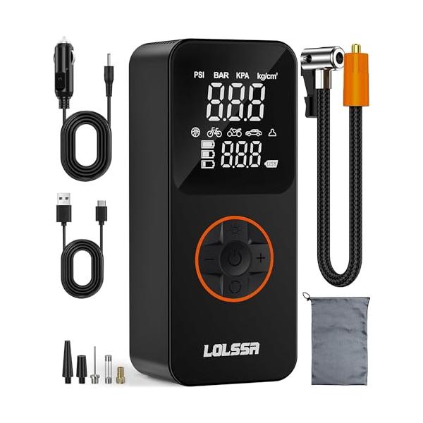 商品名: Tire Inflator Portable Air Compressor-Air Pump 20000mAh &amp; 150PSI Cordless Electric for Car, Motorcycle, Bike, B...