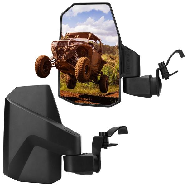商品名:  Ranger Side Mirrors,The Spring Back Feature Allows Easy Reset After Fold,2024 New SHEJISI UTV Mirrors Compatible w...