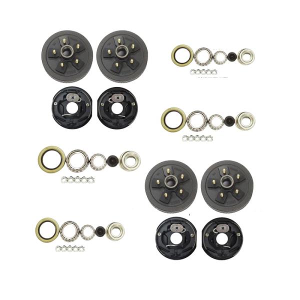 商品名:  RITZ INDUSTRIAL 6 on 5.5 Trailer Hub Drum Kits with 12"X2" Electric brakes for 5200-6000lbs axle (4 Hub + 4 Brake ...