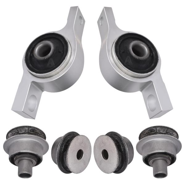 商品名:  AUTOACER Bushing Kit - Front Lower Control Arm Bushing Kit Fitted into Bracket 4 Pcs for Left &amp; Right Arm for ...