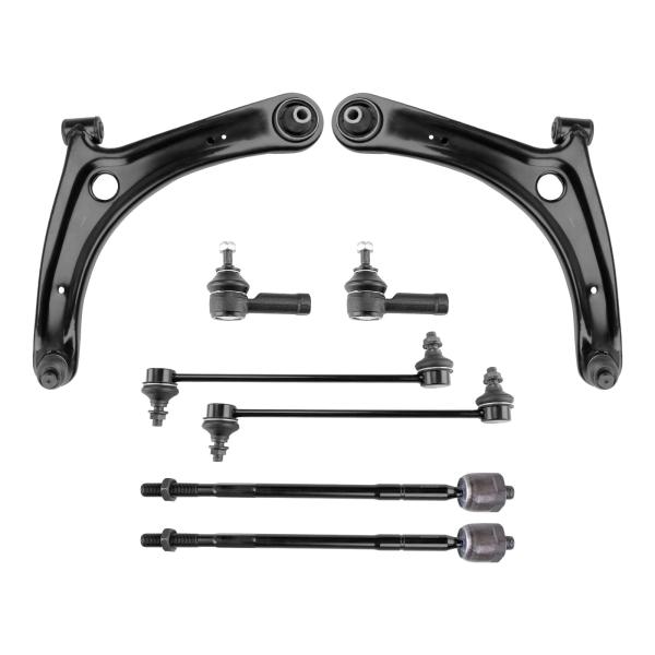 商品名:  Torchbeam 8Pcs Front Upper Lower Control Arms, Suspension Kit with Ball Joint Tie Rod End Sway Bar Link for Lancer...