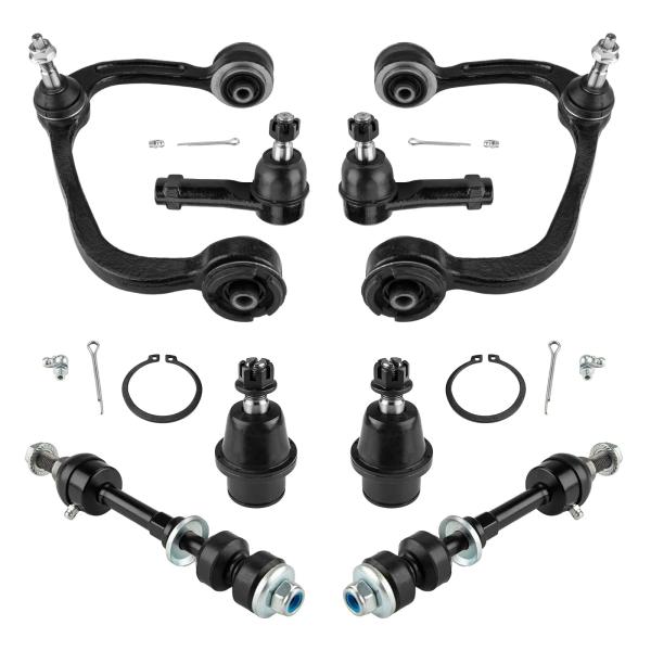 商品名:  Torchbeam 8Pcs Front Upper Lower Control Arms, Suspension Kit with Ball Joint Tie Rod End Sway Bar Link for F150 2...