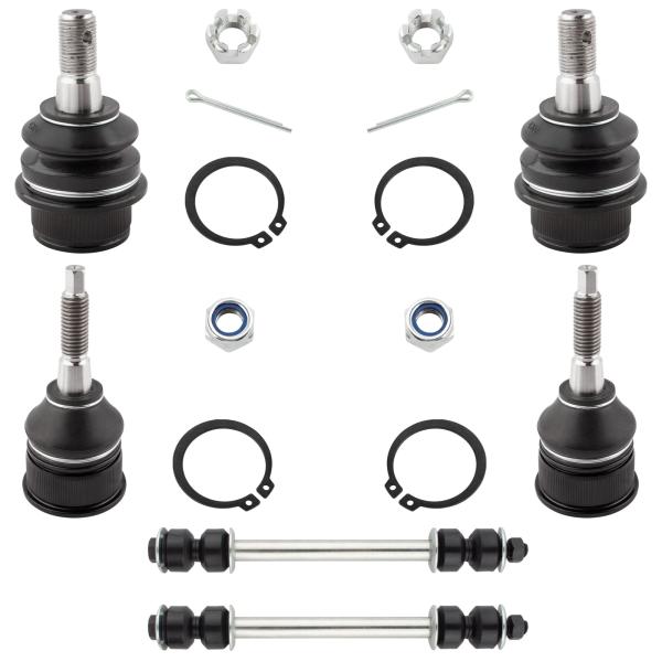 商品名: WEDOAUTO サスペンションキット WDEM00062-6用 WEDOAUTO 6pcs Suspension Kit Front Upper Lower Ball Joints + Stabilizer Sway Bar L...