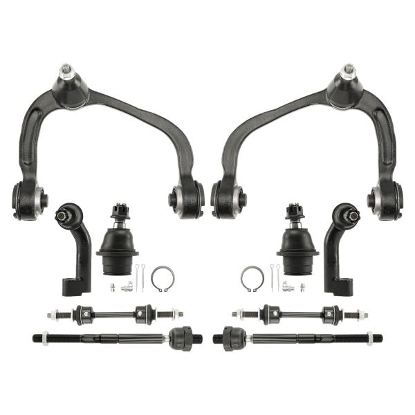 商品名: KAC フロントアッパーコンプリートコントロールアームアセンブリサスペンションキット ボールジョイント交換付き 09-14 フォード F150 4WD 11-12 F150 AWD、自動車交換部品10個 KAC Front Upp...