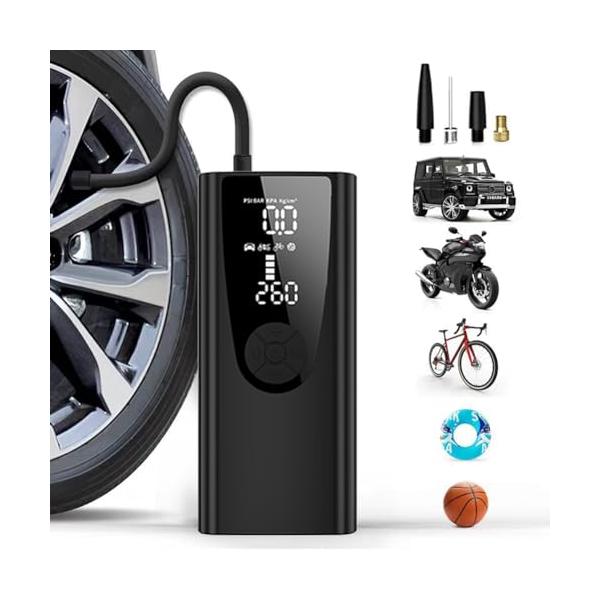 商品名:  Yawyard Tire Inflator Portable Air Compressor/Pump for Car Tires w/Digital Tire Pressure Gauge - Air Compressor (1...