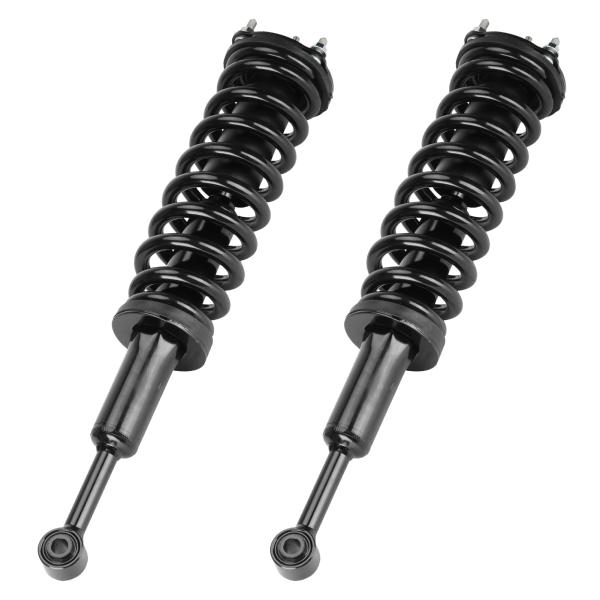 商品名: フロントコンプリートコイルスプリングストラットショックアブソーバー トヨタ タンドラ 4WD 2007-2020と互換性があり、油圧ストラットショックアブソーバー1組 171119R 171119L用 Front Complete...